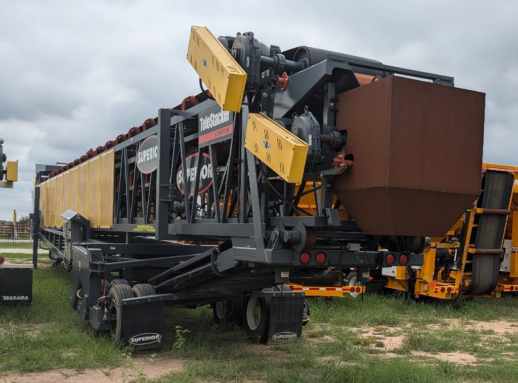 Used Superior 36” X 150′ Swing Axle TeleStacker® Conveyor – Petroleum ...